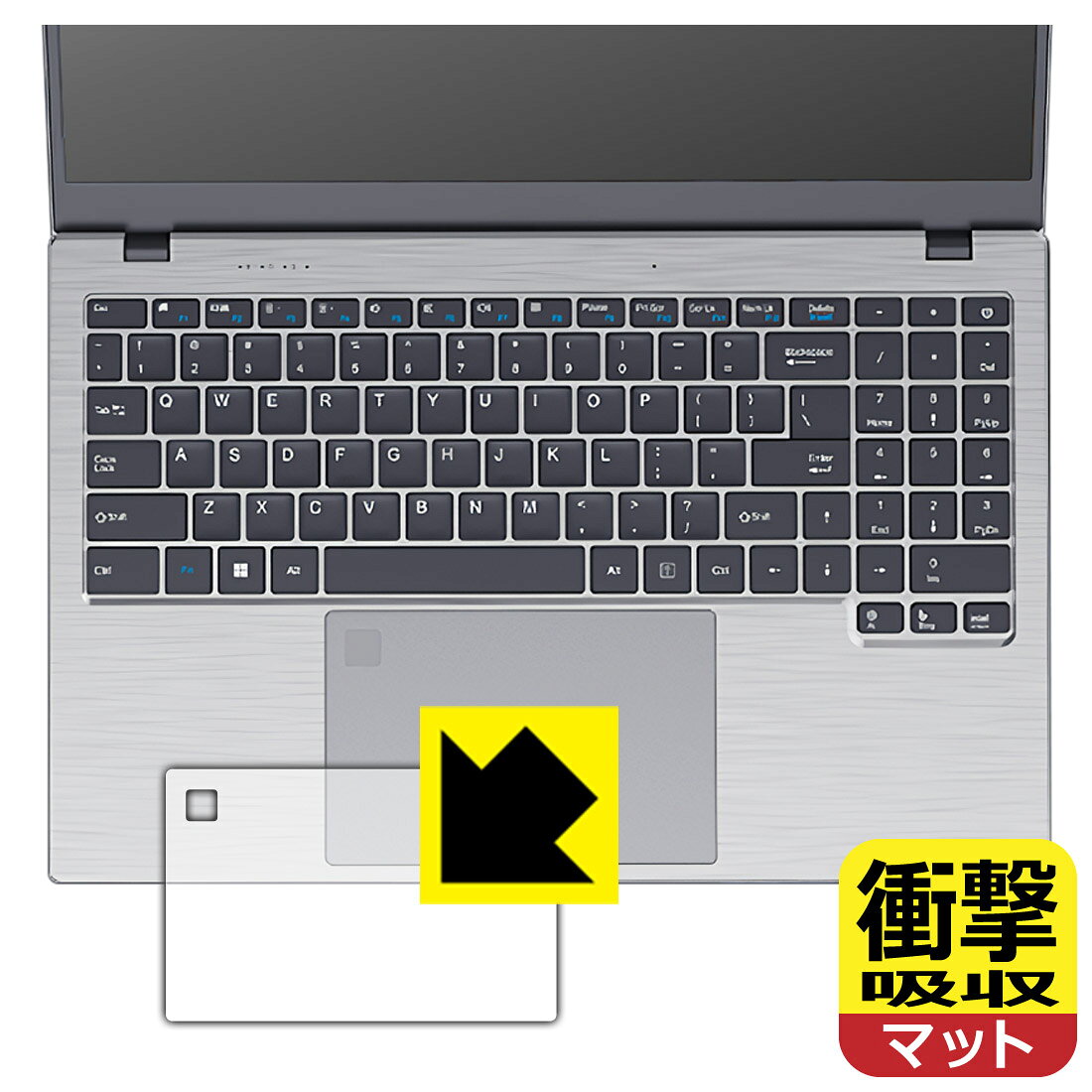 対応機種●対応機種 : BiTECOOL NesBook AI X2 (NC15N)【指紋認証センサーあり版】専用の商品です。　　※タッチパッド上に指紋認証センサー部分があるため、穴を開けています。●製品内容 : タッチパッド用フィルム1枚...