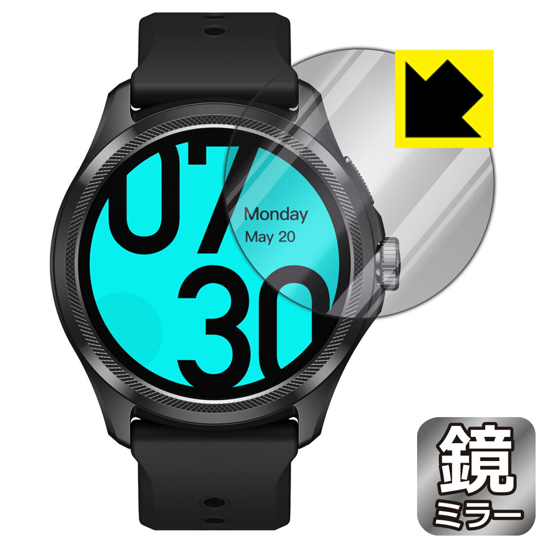 対応機種●対応機種 : TicWatch Pro 5専用の商品です。●製品内容 : 画面用フィルム1枚・クリーニングワイプ1個●画面が消えると鏡になり、さりげなく身だしなみチェック！のぞき見防止にも！『ミラータイプの保護フィルム』●安心の国...