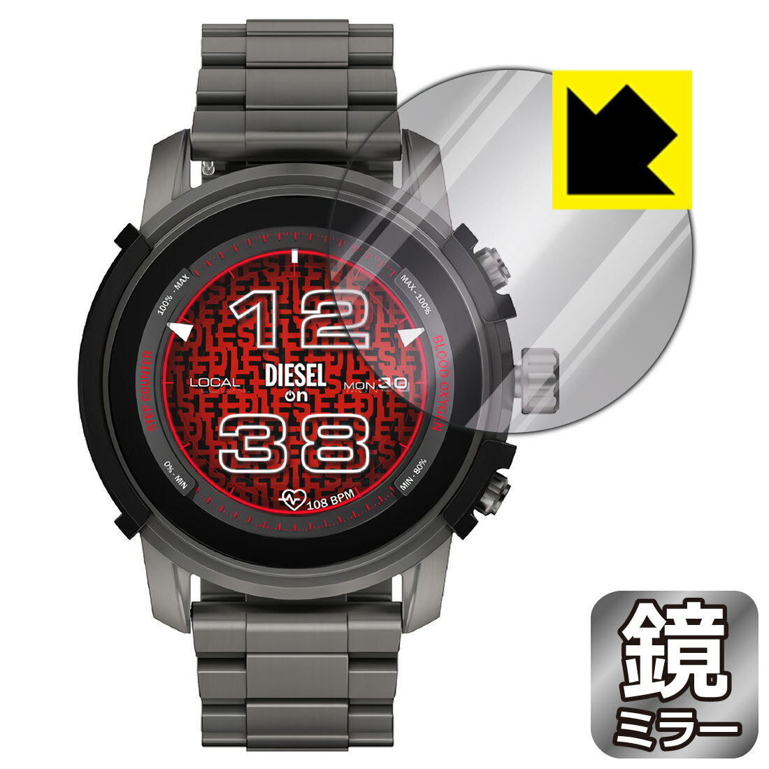 対応機種●対応機種 : ディーゼル THE GRIFFED GEN 6 (DT2040 / DT2041 / DT2042 / DT2043)専用の商品です。●製品内容 : 画面用フィルム1枚・クリーニングワイプ1個●画面が消えると鏡になり...