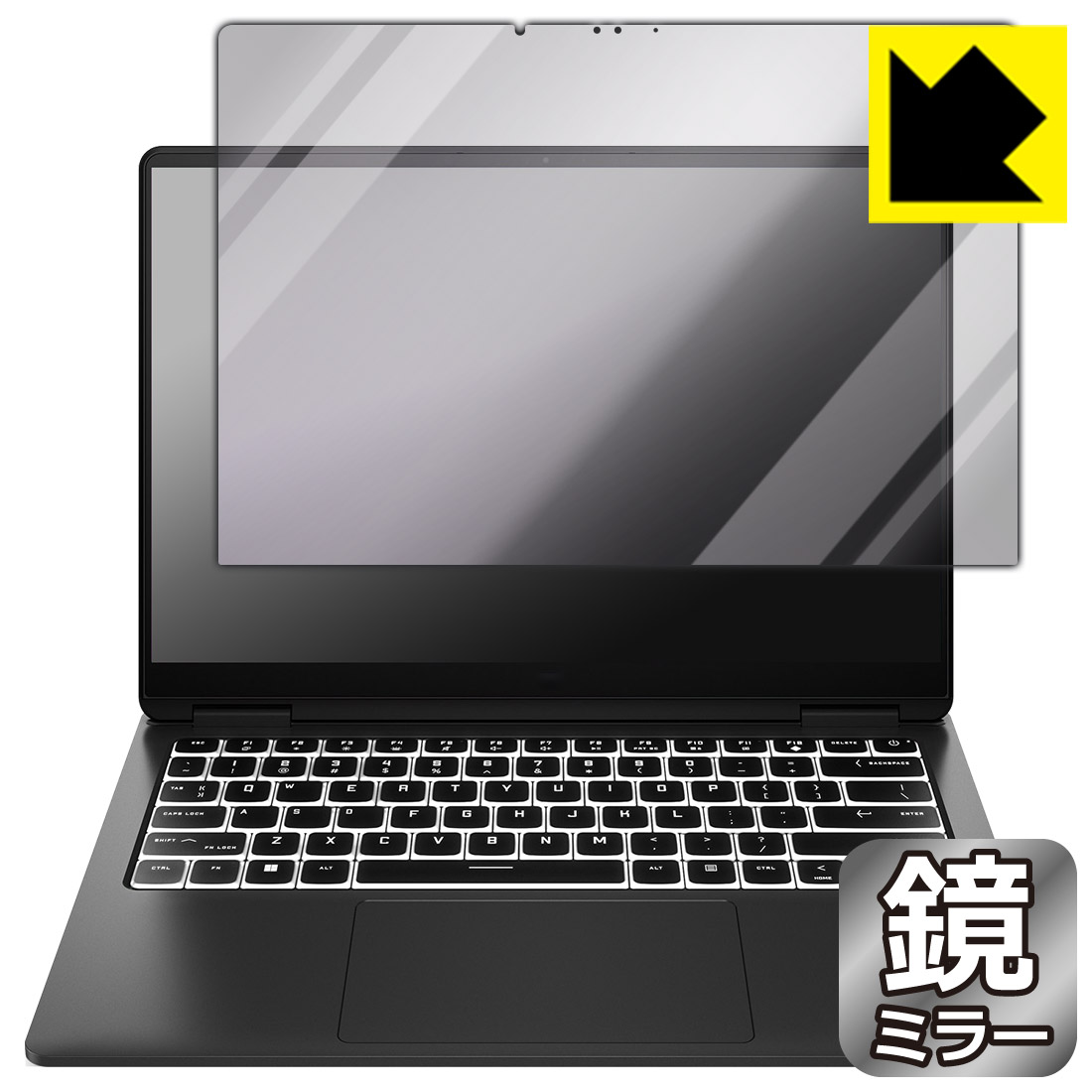 対応機種●対応機種 : HP OMEN Transcend 14-fb0000シリーズ専用の商品です。●製品内容 : 画面用フィルム1枚・クリーニングワイプ1個●画面が消えると鏡になり、さりげなく身だしなみチェック！のぞき見防止にも！『ミラ...