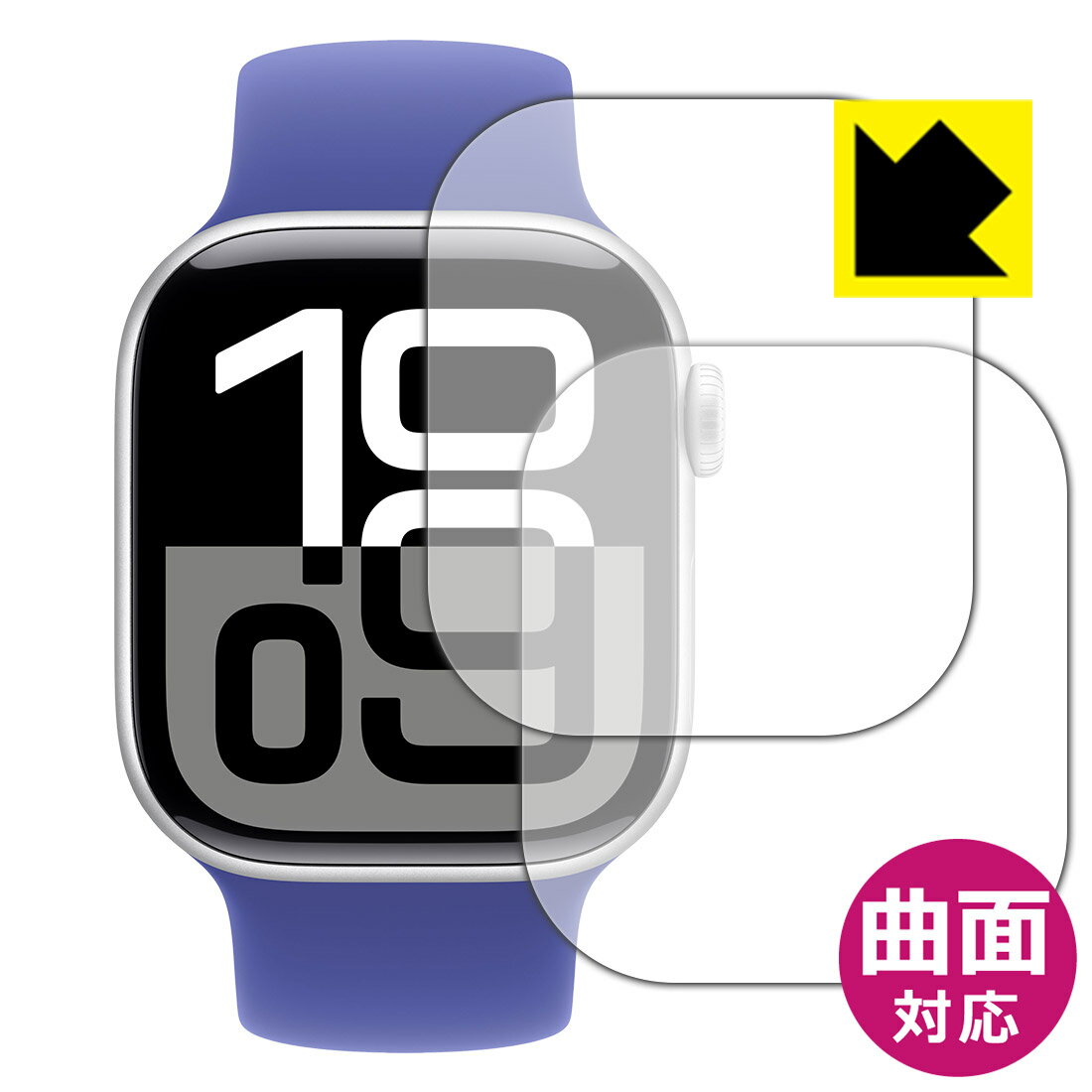 対応機種●対応機種 : Apple Watch Series 10 / Apple Watch Hermes Series 10 (エルメス) 【ケースサイズ 42mm用】専用の商品です。●製品内容 : 画面用フィルム2枚・クリーニングワイ...