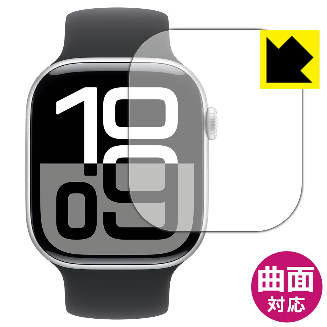対応機種●対応機種 : Apple Watch Series 10 / Apple Watch Hermes Series 10 (エルメス) 【ケースサイズ 46mm用】専用の商品です。●製品内容 : 画面用フィルム1枚・クリーニングワイ...