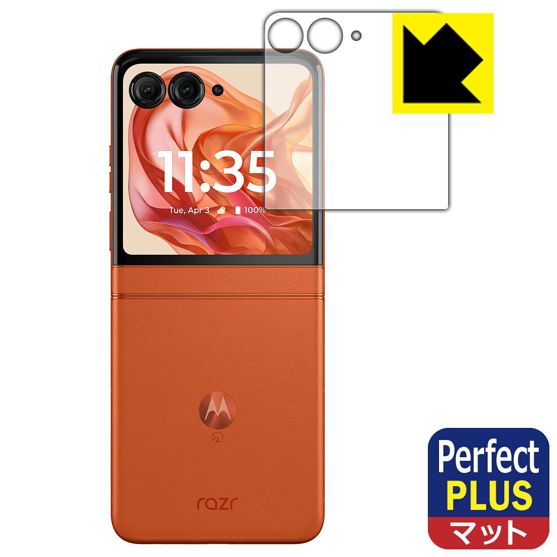 対応機種●対応機種 : Motorola razr 50 / Motorola razr 50s (SoftBank) / Motorola razr 50d (docomo M-51E)専用の商品です。●製品内容 : アウトディスプレイ用...