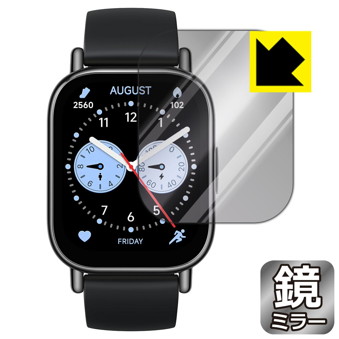 対応機種●対応機種 : Xiaomi Redmi Watch 5 Lite専用の商品です。●製品内容 : 画面用フィルム1枚・クリーニングワイプ1個●画面が消えると鏡になり、さりげなく身だしなみチェック！のぞき見防止にも！『ミラータイプの保...