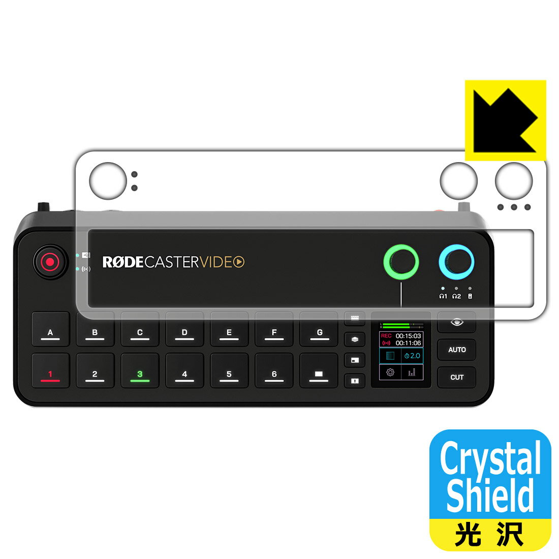 対応機種●対応機種 : RODE RODECaster Video (ロードキャスター ビデオ) (RCV) トップパネル専用の商品です。●製品内容 : トップパネル用フィルム1枚・クリーニングワイプ1個●※機器表面の仕上げの都合により、ブ...