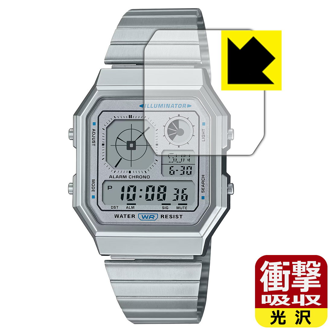 対応機種●対応機種 : カシオ クラシック A130WE / A130WEG / A130WEGG シリーズ専用の商品です。●製品内容 : 風防用フィルム1枚・クリーニングワイプ1個●特殊素材の衝撃吸収層が外部からの衝撃を吸収し、機器へのダ...