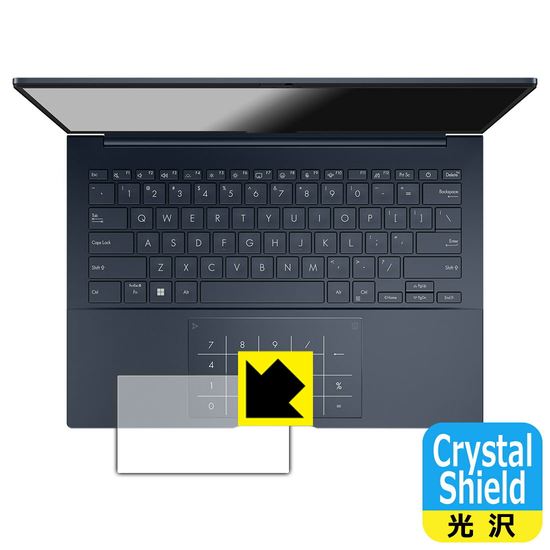 対応機種●対応機種 : ASUS ZenBook 14 OLED (UX3405CA)専用の商品です。●製品内容 : タッチパッド用フィルム1枚・クリーニングワイプ1個●「Crystal Shield」は高い透明度と光沢感で、保護フィルムを...