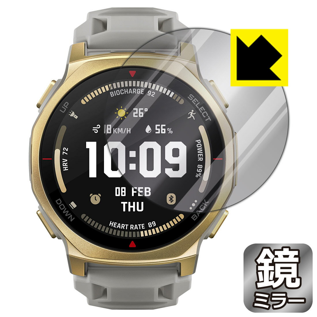 対応機種●対応機種 : Zepp Health Amazfit T-Rex 3 Pro (A2549) 【ケースサイズ 44mm用】 専用の商品です。●製品内容 : 画面用フィルム1枚・クリーニングワイプ1個●画面が消えると鏡になり、さりげ...
