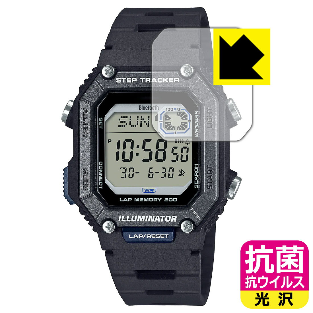 対応機種●対応機種 : カシオ コレクション スポーツ STW-1000シリーズ 専用の保護フィルムです。●製品内容 : 風防用フィルム1枚・クリーニングワイプ1個●高い除菌性能が長期間持続！『抗菌 抗ウイルス(光沢)の保護フィルム』●富士...