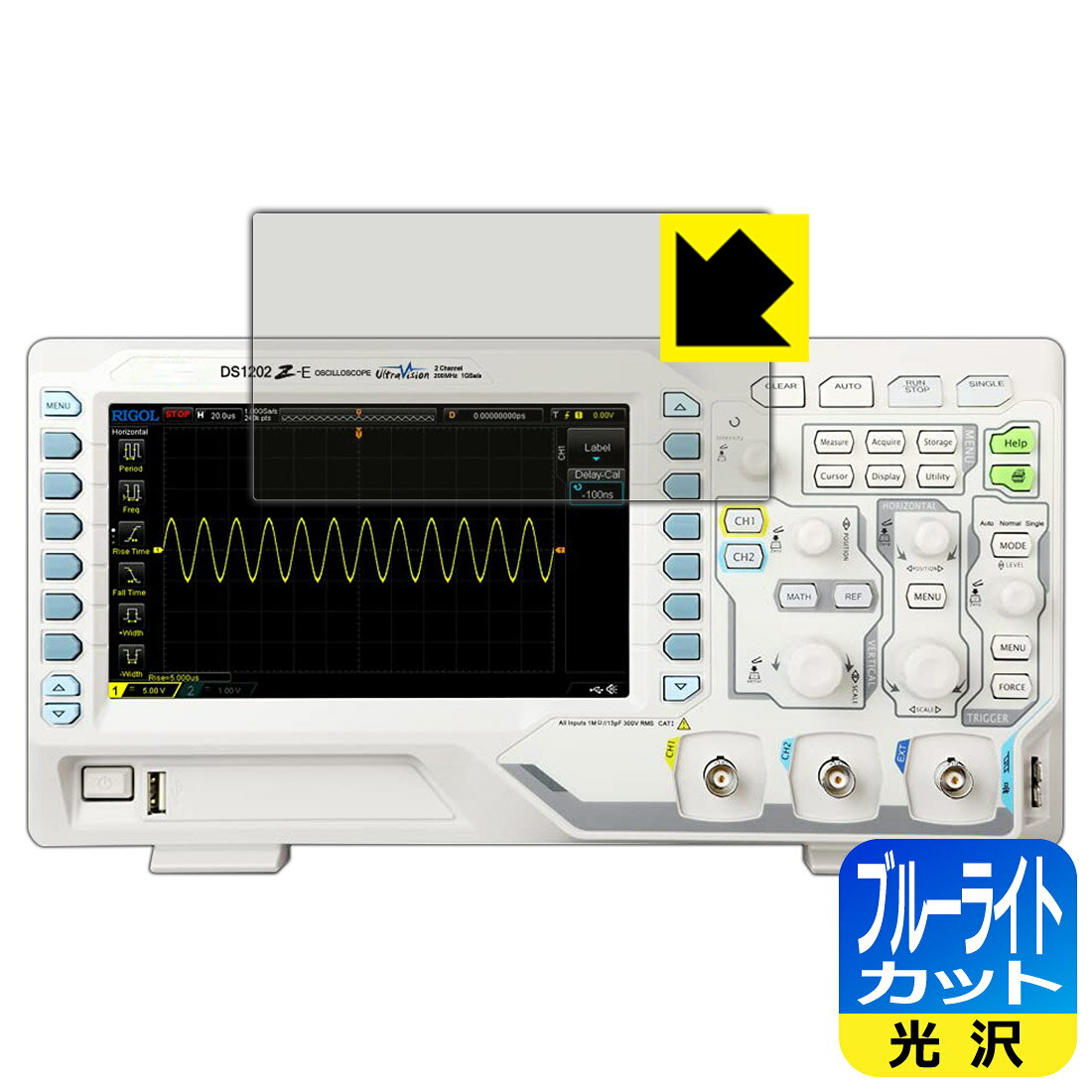 対応機種●対応機種 : RIGOL デジタル・オシロスコープ DS1000Z-Eシリーズ (DS1202Z-E / DS1102Z-E) 専用の商品です。●製品内容 : 画面用フィルム1枚・クリーニングワイプ1個●目に有害といわれるブルーラ...