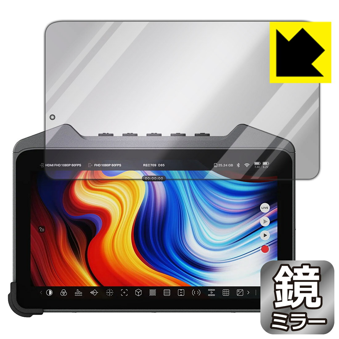 対応機種●対応機種 : Accsoon CineView M7 (MITX1) / CineView M7 Pro (MIT01) 専用の商品です。●製品内容 : 画面用フィルム1枚・クリーニングワイプ1個●画面が消えると鏡になり、さりげな...