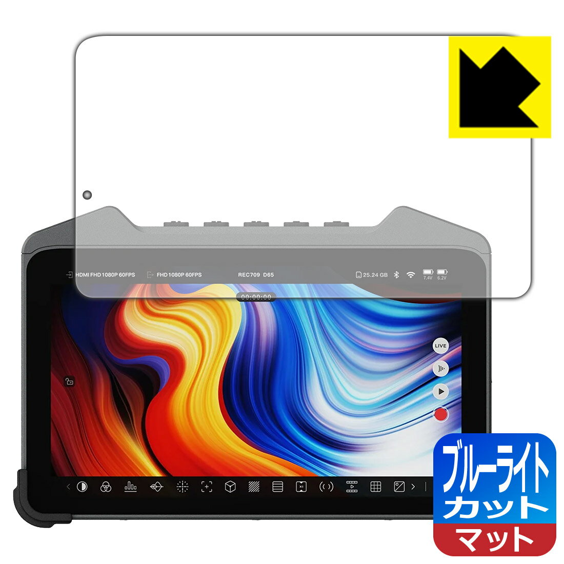 対応機種●対応機種 : Accsoon CineView M7 (MITX1) / CineView M7 Pro (MIT01) 専用の商品です。●製品内容 : 画面用フィルム1枚・クリーニングワイプ1個●目に有害といわれるブルーライトを...