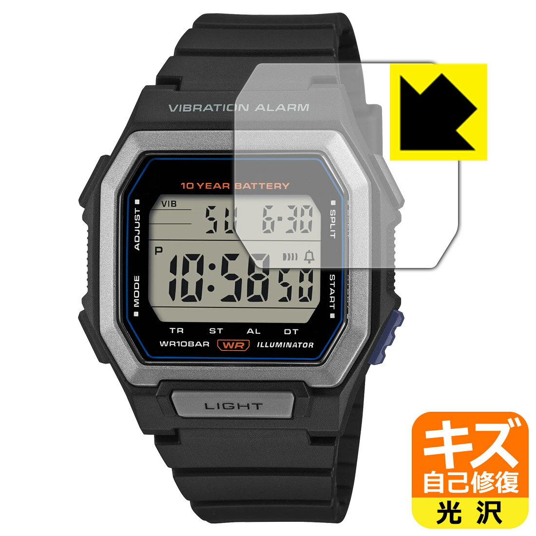 対応機種●対応機種 : カシオ コレクション スタンダード W-738H シリーズ 専用の保護フィルムです。●製品内容 : 風防用フィルム1枚・クリーニングワイプ1個●特殊なキズ自己修復層が細かなキズを修復！傷がついても時間が経つと自然に直...