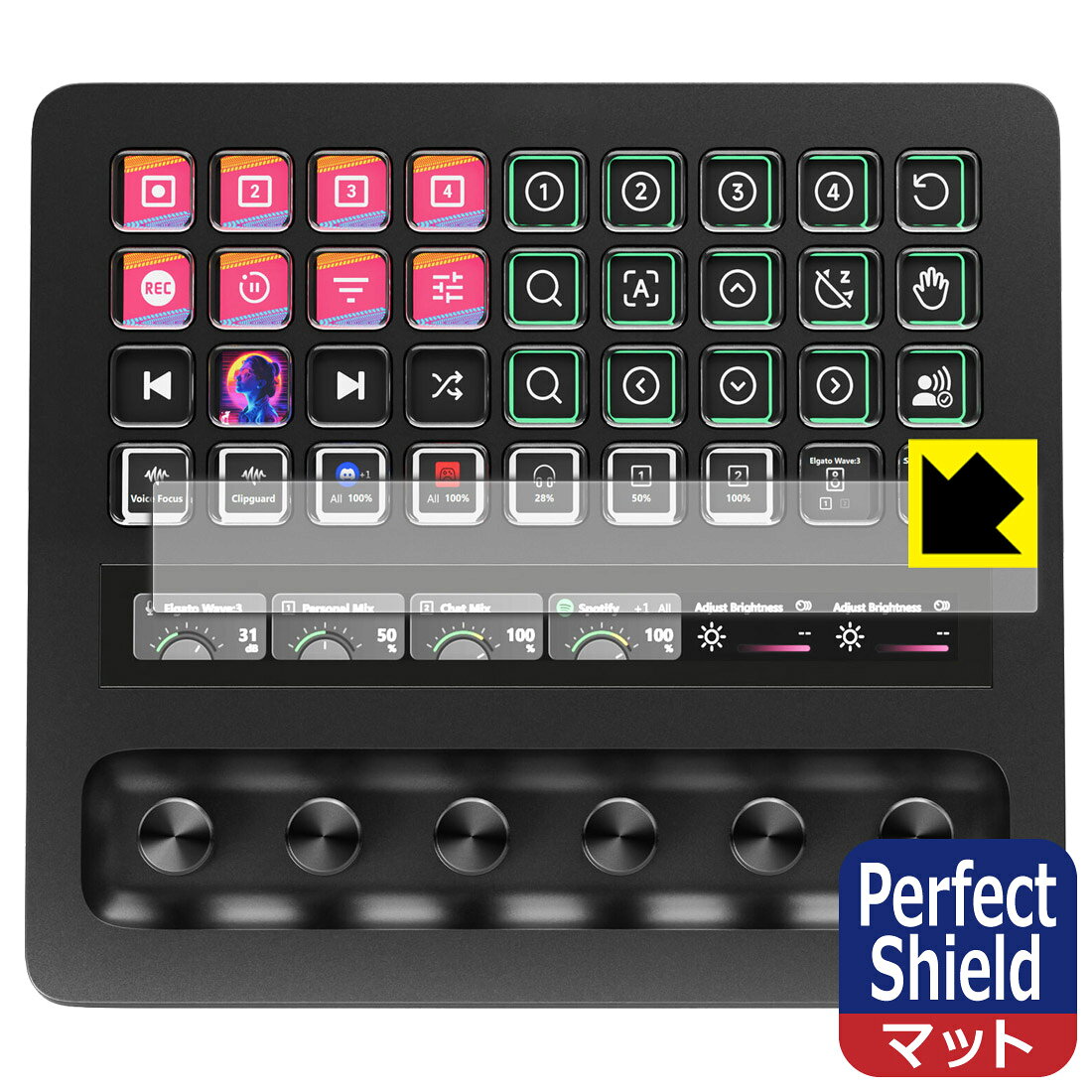 対応機種●対応機種 : CORSAIR Elgato STREAM DECK + XL (20GBX9901) LCDタッチストリップ用 専用の保護フィルムです。●製品内容 : LCDタッチストリップ用フィルム1枚・クリーニングワイプ1個●...