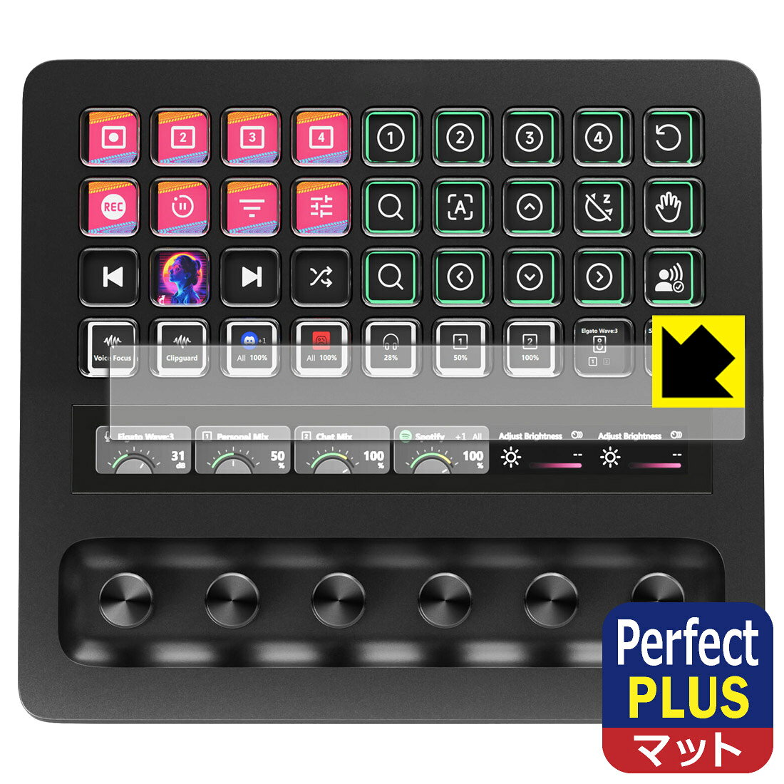 対応機種●対応機種 : CORSAIR Elgato STREAM DECK + XL (20GBX9901) LCDタッチストリップ用 専用の保護フィルムです。●製品内容 : LCDタッチストリップ用フィルム1枚・クリーニングワイプ1個●...