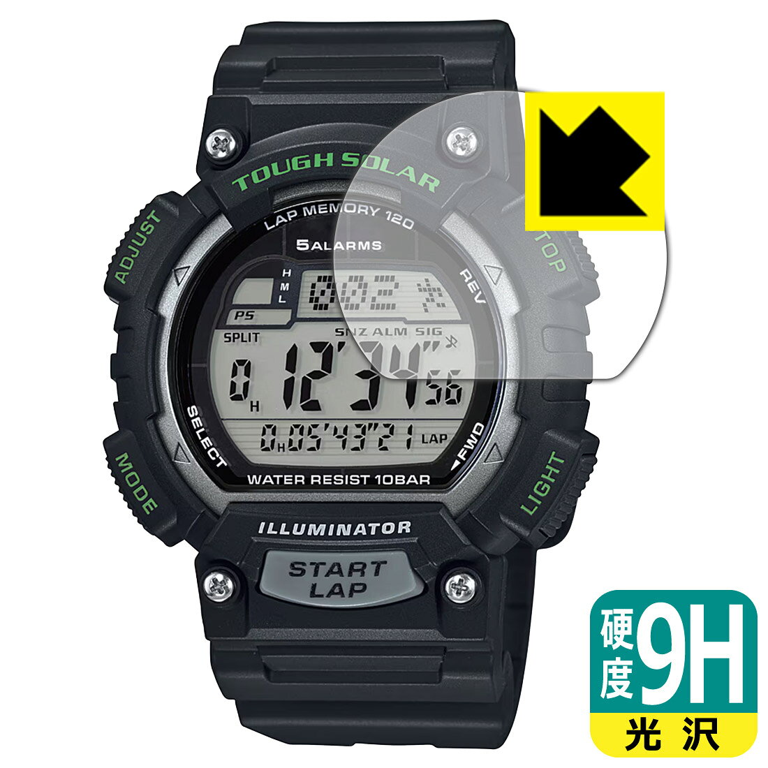 対応機種●対応機種 : カシオ コレクション スポーツ STL-S100H シリーズ 専用の保護フィルムです。●製品内容 : 風防用フィルム1枚・クリーニングワイプ1個●柔軟性があり、ガラスフィルムのように衝撃を受けても割れない！スリキズ防...