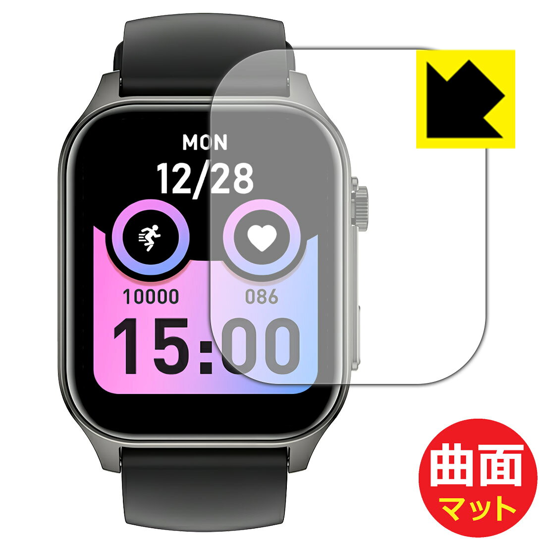 対応機種●対応機種 : Wapik スマートウォッチ X5S 専用の商品です。●製品内容 : 画面用フィルム1枚・クリーニングワイプ1個●素材はTPU(熱可塑性ポリウレタン)を採用。一般的な保護フィルムでは貼りつかなかった曲面に対応し、機器...