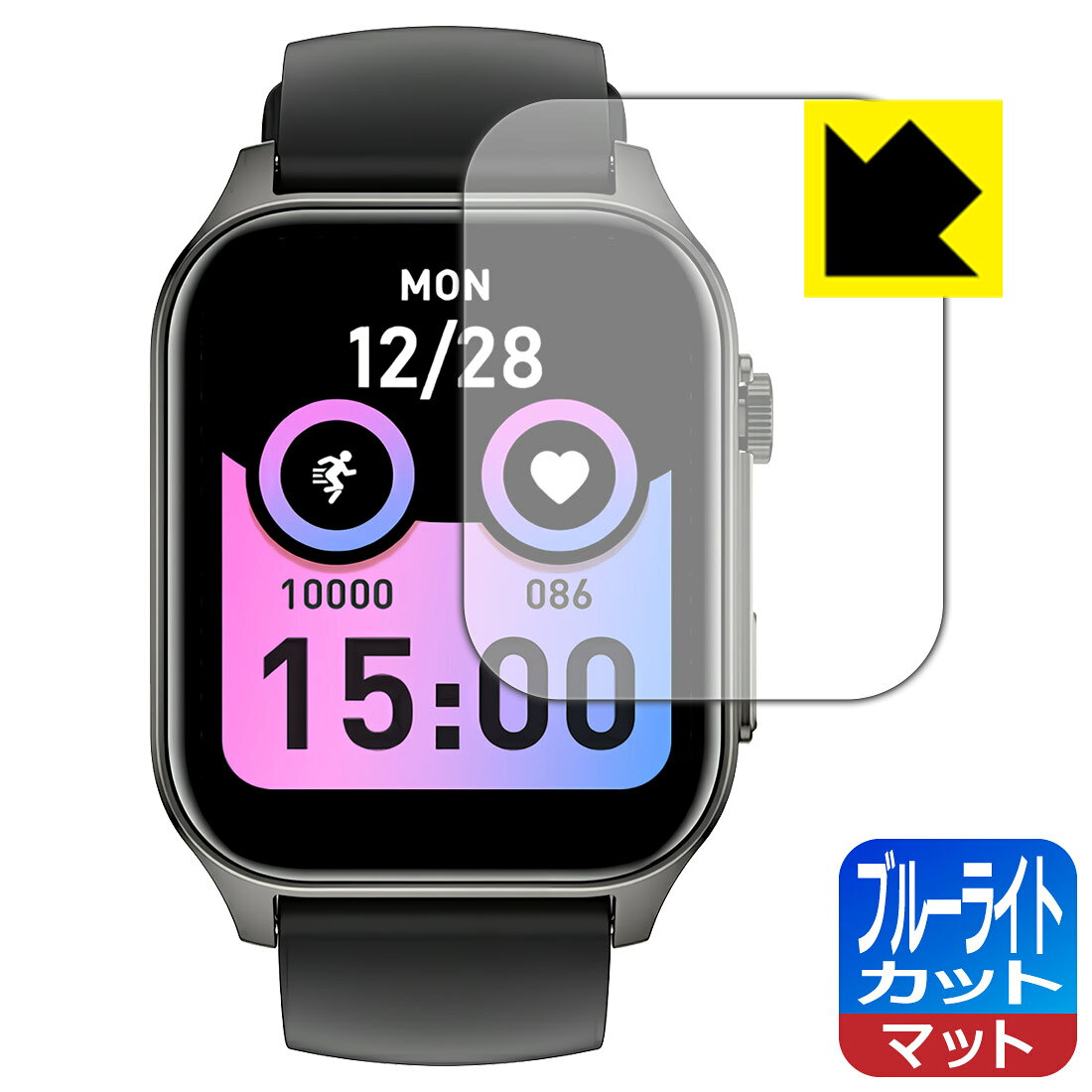 対応機種●対応機種 : Wapik スマートウォッチ X5S 専用の商品です。●製品内容 : 画面用フィルム1枚・クリーニングワイプ1個●※この機器は周辺部が曲面となっているため、保護フィルムを端まで貼ることができません。(表示部分はカバー...