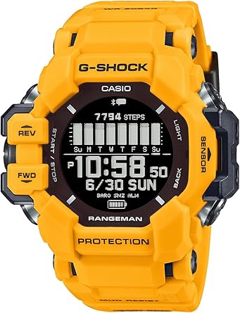 商品説明 型番 GPR-H1000-9JRケースの形状 長方形風防素材 ミネラルガラス表示タイプ デジタル留め金 タングバックルケース素材 樹脂ケース直径・幅 5.3 centimetersケース厚 20.3 millimetersバンド素...