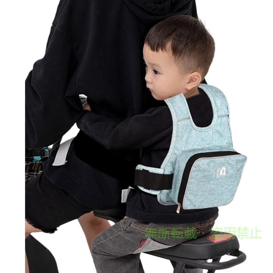?【安全保護】子供用オートバイのシートベルトは、幅の広いアンチストラップショルダーストラップと4-in-1バックルでできており、子供が短時間で安全に乗ることができます。安全を確保し、転倒から保護するために、子供を運転手に取り付けてください。...