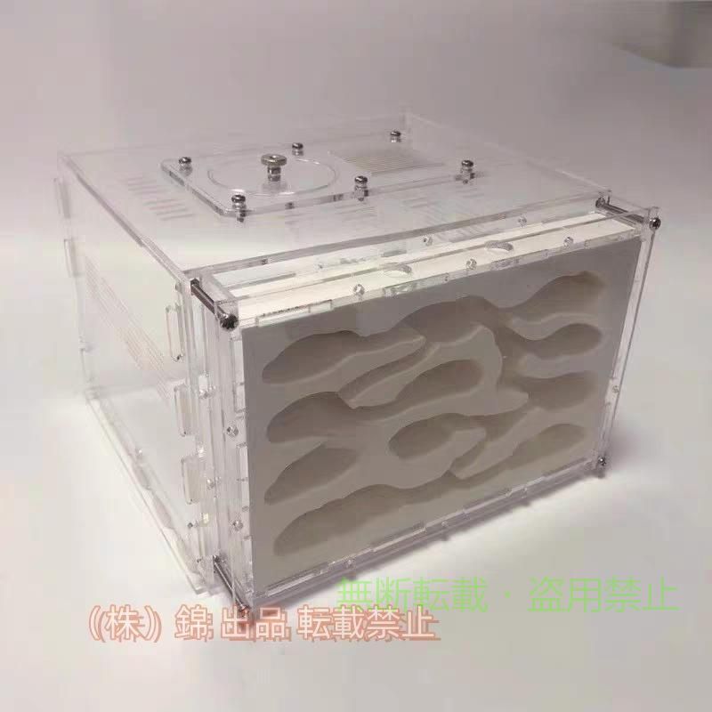 ■商品詳細 タイプ：石膏巣 サイズ： Sサイズ：8.5 * 9 * 7.5 ※Lサイズ、Mサイズも販売しております！ 素材：石膏+アクリル 通知：アリなしのアリ農場のみ。 特徴 1.湿潤材料として石膏を使用することは、生きているアリに最適で...