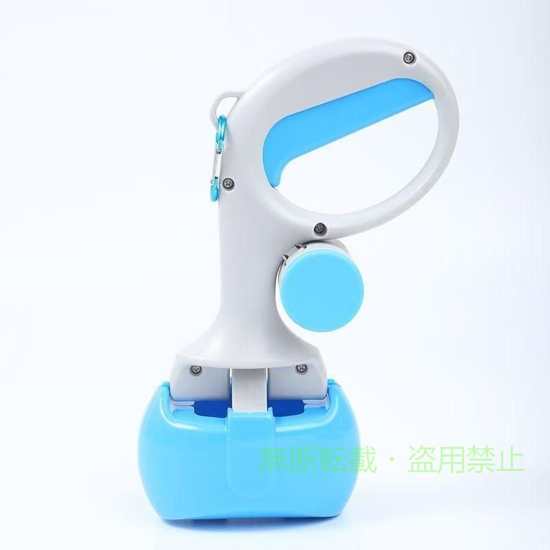 【人間工学に基づいたデザイン」】：人間工学に基づいたハンドルデザイン、このペットトイレピッカーは独特のギザギザのデザインで、下顎のギザギザの歯は泥、雪、土、砂からゴミを簡単かつ効率的に取り除くことができます。お客様は犬の糞便を素早くそして簡...