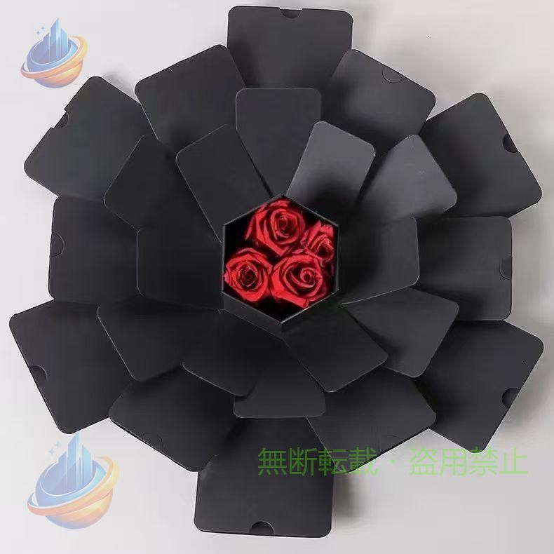 ※サイズ 収納時：13*19*19cm 展開時：13*19*9.5cm ※パッケージ内容：梱包箱×1、サプライズボックス×1、デコツール×1セット、パッケージバッグ×1 ※サプライズボックスの中には小さなギフトボックスが付き、驚きとしてのリ...