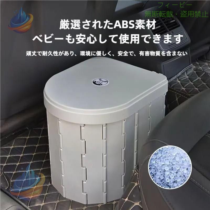 【防災対策】断水、停電、災害、渋滞、介護、アウトドア、キャンプ、旅行、登山、ドライブなど緊急用としていつでも携帯できるトイレです。また本体は水洗いが可能なので、次回使うときまで清潔に保管しておくことが可能です。 【シンプルなデザイン/使いや...