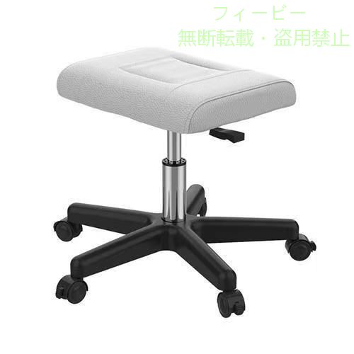 オットマン 昇降スツール 足置き台 椅子 多機能オフィスチェア レザー おしゃれ 360度回転 高さ調整37?47cm 昇降可能 キャスター付き 移動が簡単 快適な姿勢で