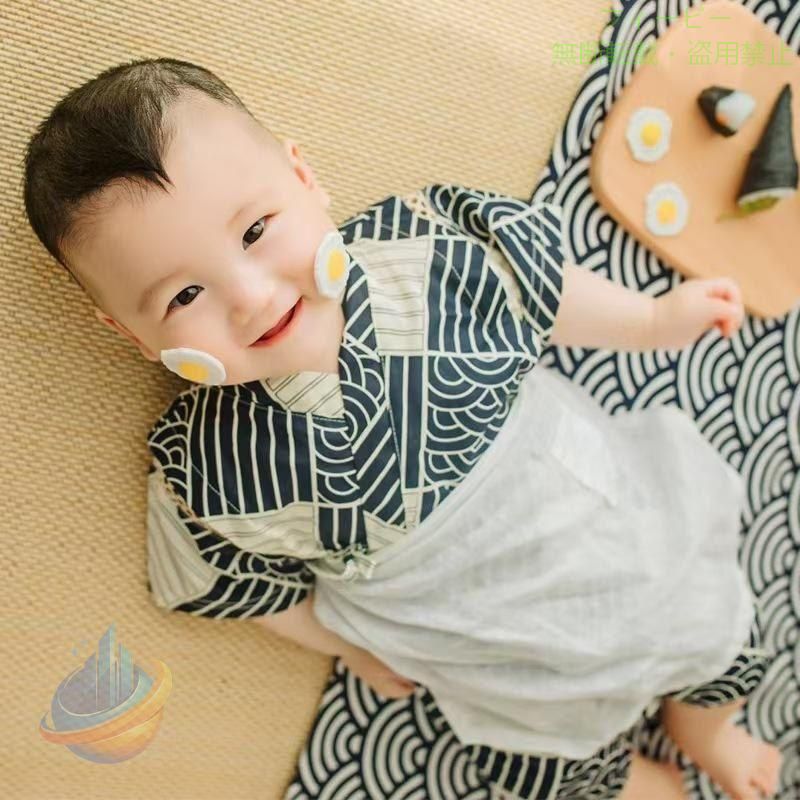 【商品内容】 甚平 男の子 女の子 【素材】 95％コットン 【サイズ】 80cm/90cm/100cm/110cm 【カラー】 写真通り 【原産国】 中国 【ご注意】 商品写真は、撮影の状況、場所の照明環境、パソコンの画面によって、実際の...