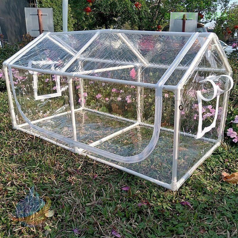 【商品概要】 →作物保護：屋外の要素や鳥から植物を守り、成長と健康を促進します。霜、ひょう、強風などの予測不可能な天候から作物を守ります。 →信頼性の高いPEカバー：ポータブル温室のPEカバーは標準のPVCよりも厚く、断熱性と安定性が向上し...