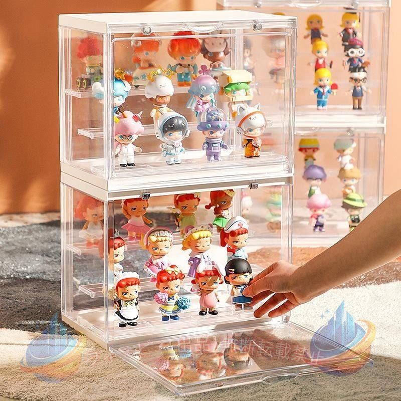 組み立て式アクリルコレクションケース(外寸：30cm横幅x17cm奥行きx23cm高さ） バッケージ内容：層板*2 ；天板*1 ；基板*1 ；右側板*1 ；左側板*1； 前板*1； 背板*1 ； ・肉厚で丈夫！ ・透明度の高い仕上がり！ ・...