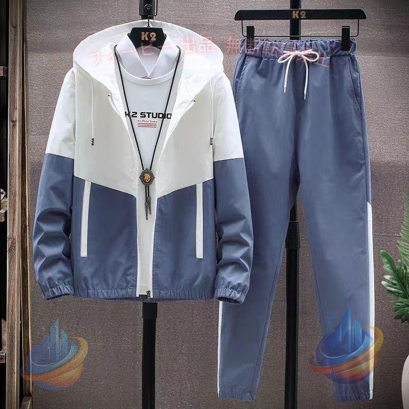 セットアップ メンズ 長袖ジャケット スウェットパンツ 2点セット ジャージ 上下セット 大きいサイズ カジュアル ルームウェア 部屋着 商品詳細 素材：ポリエステル95%＆ポリウレタン5% 柄：無地 セット：長袖コート＆ロングパンツ2点セ...