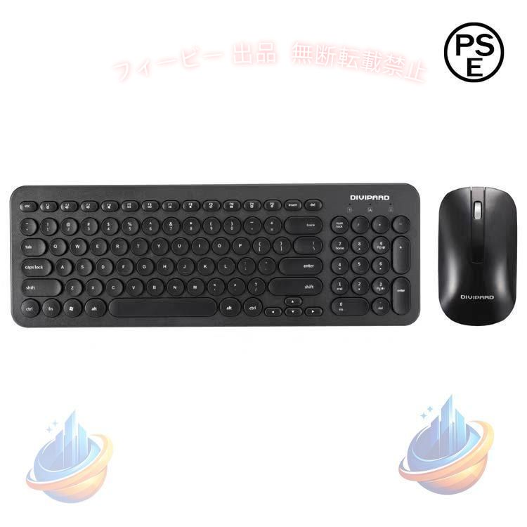 商品情報 カラー ブラック ピンク ホワイト+ブルー サイズ 無線キーボード：38*13.4*2.2cm 無線マウス：10.6*6.5*2.8cm タイプ KM520無線セット インターフェース：USB 重さ：約700g セット内容：キーボ...