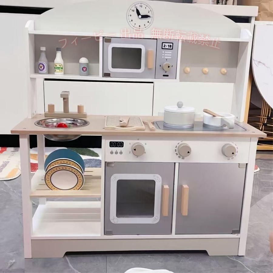 素材：MDF カラー：グレー 商品サイズ：66*30*90cm 重量（N.W.）：8.5kg 重量（G.W.）：9.5kg 組立品/完成品：組立品 この商品について： ◎01 掛け収納 ◎02 二つのコンロ ◎03 コンロのツマミ ◎04 ...