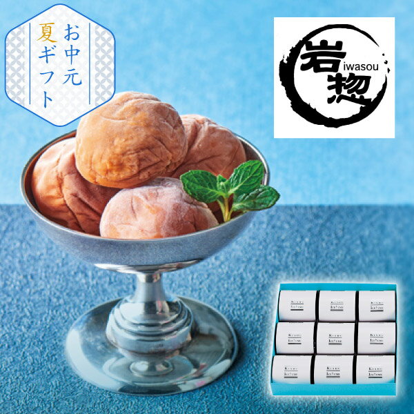 内容梅干し9粒（約225g） パッケージ化粧箱 箱サイズ約209×209×36mm 賞味期限製造日より常温で約180日 お届けについて常温便にてお届けします 注意事項 ※こちらの商品は、ラッピング対象外となっております。また、短冊のしでの対...