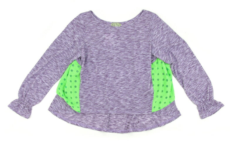 メーカー希望小売価格はメーカー商品タグに基づいて掲載しています 本体：ポリエステル80%、レーヨン15%、ポリウレタン5% 別布：レーヨン70%、ポリエステル30% 日本製 柔らかな杢天竺素材を使用。 後ろ下がりのラインが可愛いプルオーバー...