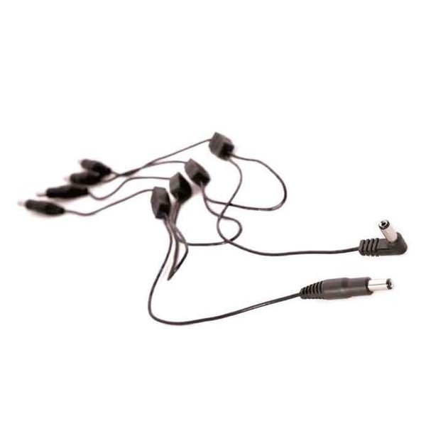 ティーレックス　DCケーブル　DC Link Cable パワー・サプライからの出力を5分岐してエフェクターに供給することが可能な分配ケーブルです。パワー・サプライを用いて複数のエフェクターを使用する際に便利です。 ・入力：DCプラグ (外...