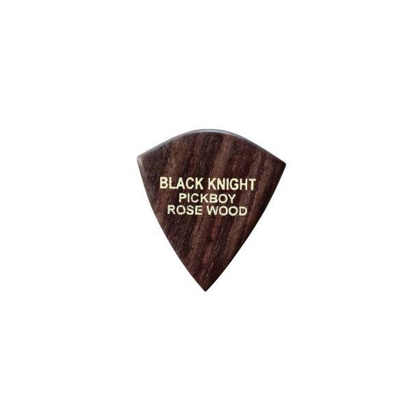 ピックボーイ ASSUR Genuine Horn pick 形状：BLACK KNIGHT 厚さ：約2.0mm 素材：ローズウッド 販売単位：1枚 〜アシュラピックのGOOD POINT〜 □手の重みがのりやすく、先端に力が集中しやすい形...