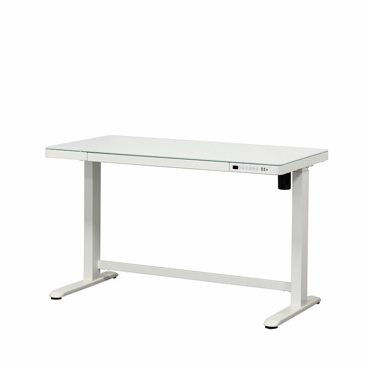 商品のご紹介 電動昇降デスク 120x60cm 電動式の昇降機能でデスクの高さを72cm〜121cmで調整出来ます。気分に合わせてボタンひとつで通常のデスクからスタンディングデスクへ切り替えることができます。また、細かい調整が出来るため、ご...