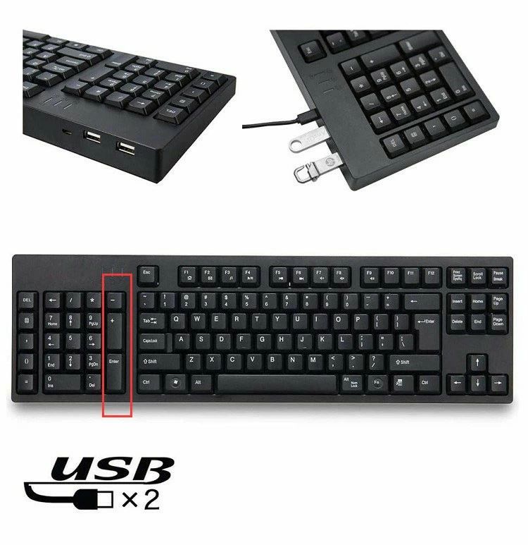 キーボード 左利き用 テンキーが左側 リターンキーが左右の違いでA＆Bバージョン 左利きテンキー 有線キーボード PC パソコンデスクワーキーボード 左利き用 テンキーが左側 リターンキーが左右の違いでA＆Bバージョン 左利きテンキー 有線...