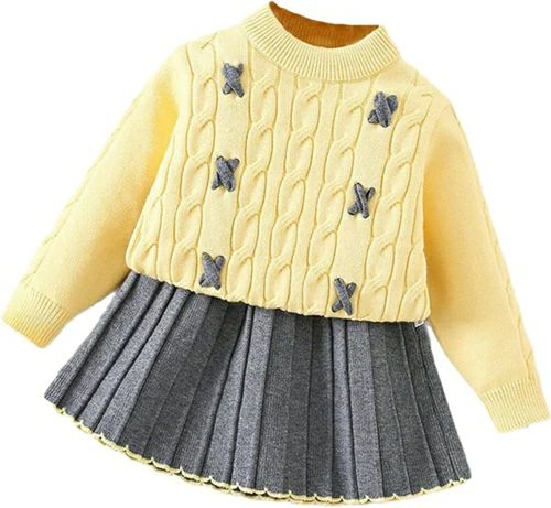 　　　 -------商品詳細------- 【セット内容】 長袖ニットセーター+スカートの2点セットです。ソフトなニット素材を使用し、チクチクしなく着心地が良く、1枚で着ても暖かさを保つことができます！ 【ロングシーズン】自由に着回せるシ...