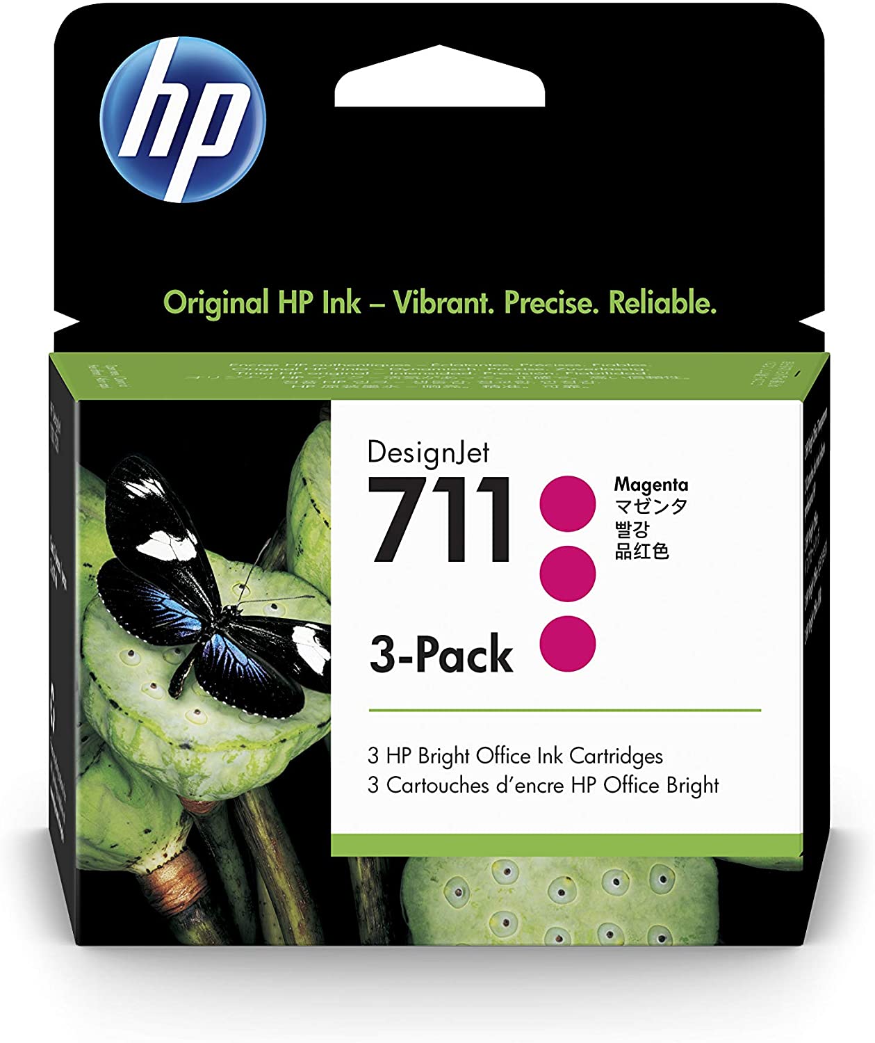 ■セット内容 711 インクカートリッジ マゼンタ 29ml 3個（CZ135A） 対応機種：HP DesignjetT520/T120 ヒューレット・パッカード,ヒューレットパッカード,カラー,プリントカートリッジ