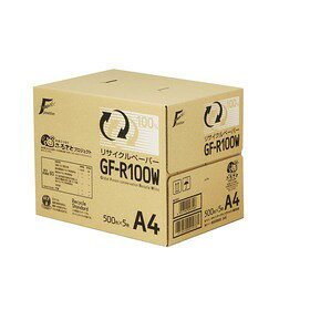 入数：500枚×5冊/箱 坪量 67g / m?、厚さ 93μm、白色度約 80％、古紙配合率 100％