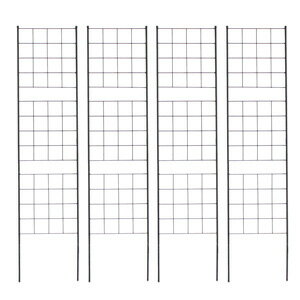 [ラインナップ] 高さ75 8枚組 高さ126 4枚組 高さ176 2枚組 高さ226 2枚組 高さ176 スリム 4枚組 アイアンフェンス 高さ176 スリム グラフ 4枚組 地面に挿すだけ！モダンで優雅なワンランク上の庭づくり シンプル...