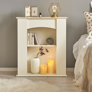 マントルピース 隠し収納付き 3段タイプ RCC-1544WH 隠し収納付き マントルピース 3段 RCC-1544WH 置くだけでお部屋をセンスアップしてくれるマントルピース型の収納。柱部分は扉付きの収納となっているので、生活感の出やすい...