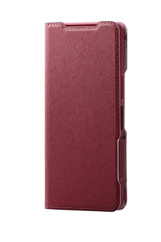 エレコム arrows We2 (F-52E/FCG02) ケース カバー 手帳型 ソフトレザー TPU 耐衝撃 衝撃吸収 軽量 薄型 カード収納 ポケット スタンド機能 財布型 マグネット内蔵 花柄 かわいい レディース ディープピンク ...
