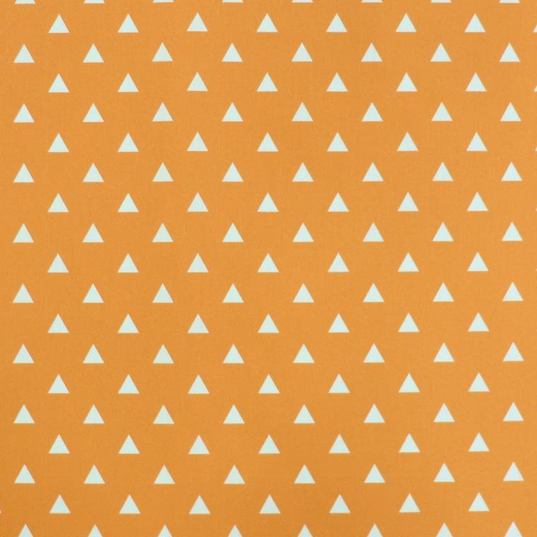 商品について 商品名 地染め生地 三角模様 橙色 商品について 伝統的な模様の生地です。 やや厚手でしっかりした生地なので様々な用途に使用できます。 ※商用利用可 サイズ(約) 幅110cm 長さ10cm 模様サイズ11mm ※こちらの商品...