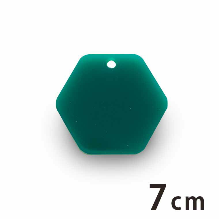 商品について 商品名 自社工房アクリルチャーム 7cm 六角形 商品について 可愛いシルエットに穴が開いたパーツです。マルカンとカニカンを付けてチャームするのもおすすめ。ピアス・ブレスレットなどのアクセサリー作り、レジンにも最適です。サイズ...