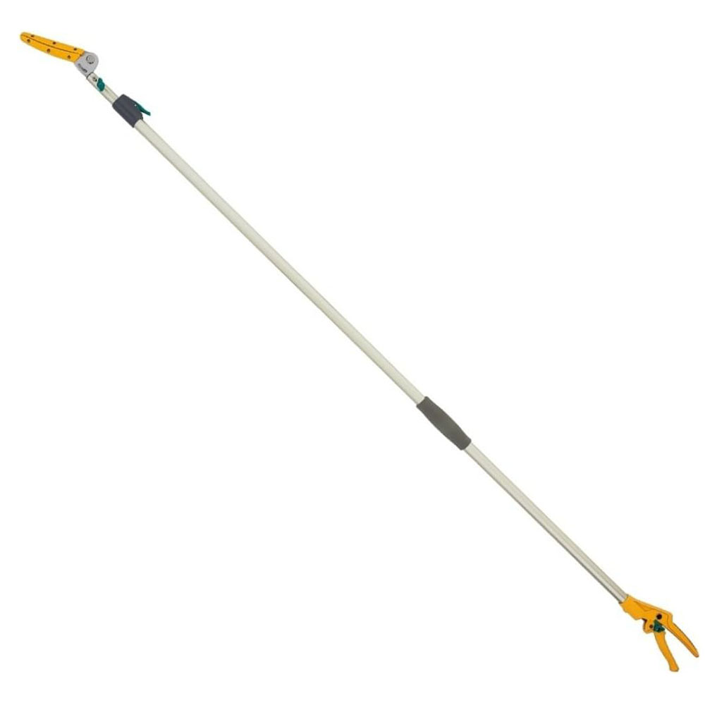 ＼ 新芽の刈り込みに最適！超軽量950g・長刃タイプ高枝切鋏 ／ ◆ 商品の特長 ◆ ● 従来の強度を保ったまま、全部品をコンパクト化 ● 構造改良により重量わずか約950gの超軽量設計 ● 女性やご高齢の方でもラクに扱える軽さ ● ポール...